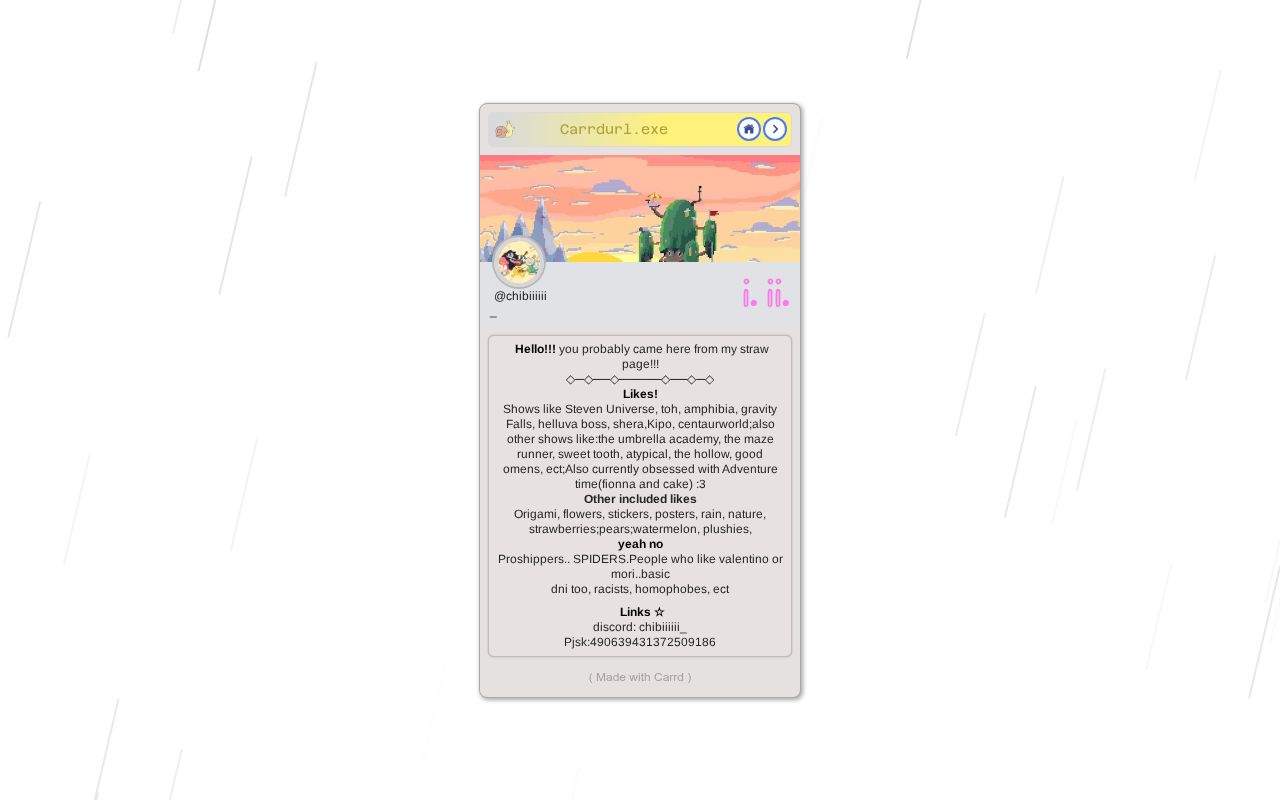 Blehh silly carrd